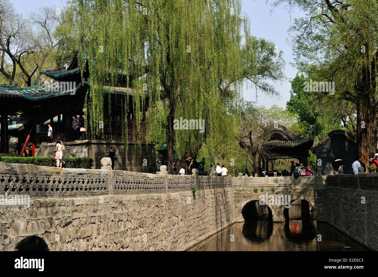China, Shanxi province, Taiyuan, Jinci temple is a complex of temple ...