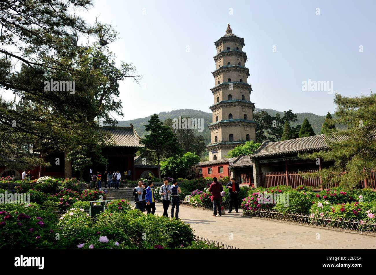 China, Shanxi province, Taiyuan, Jinci temple is a complex of temple ...