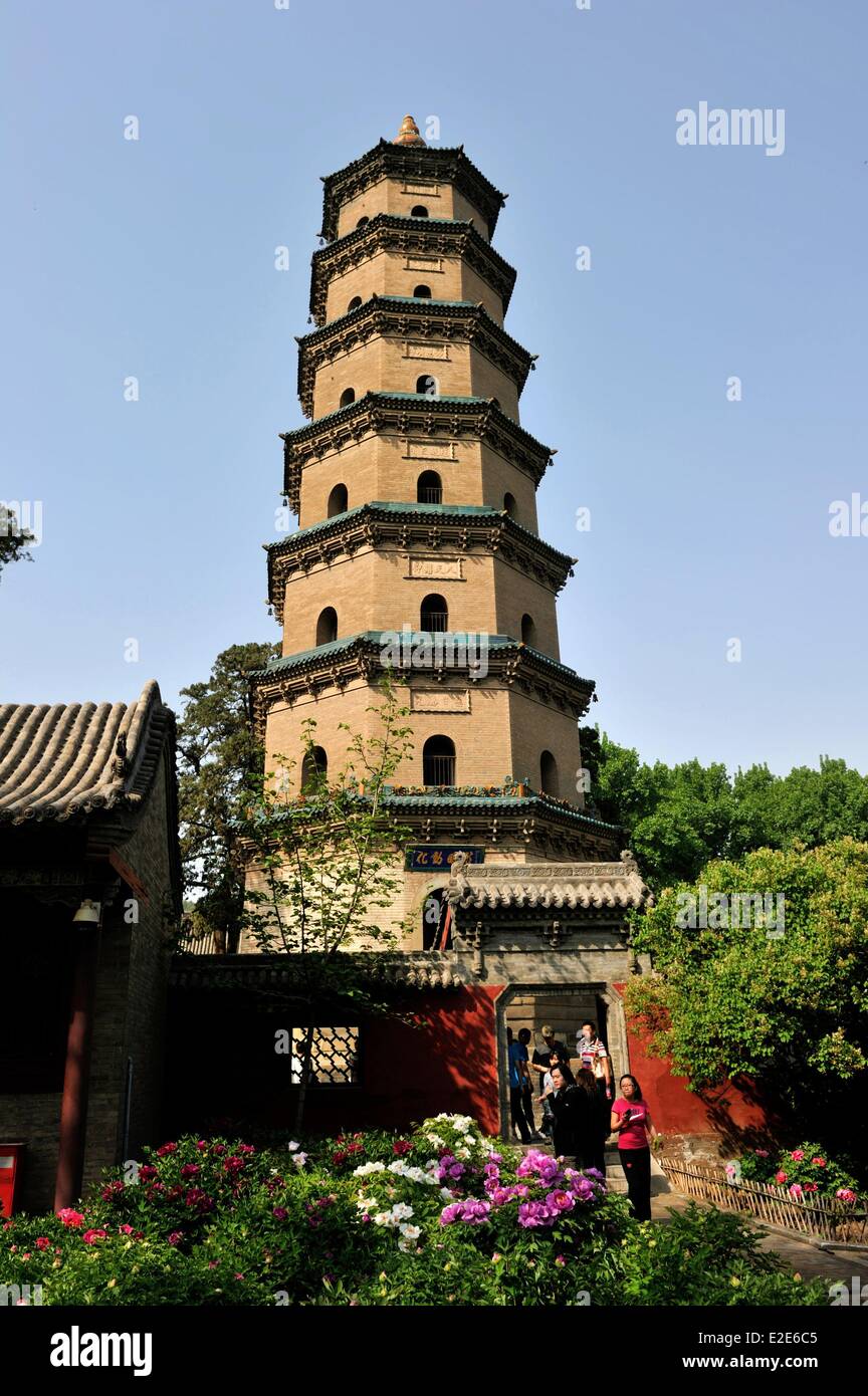 China, Shanxi province, Taiyuan, Jinci temple is a complex of temple ...