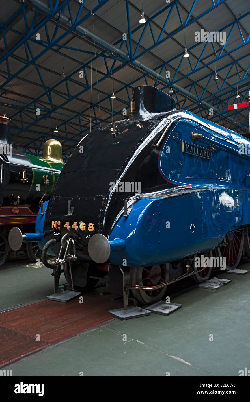 A4 Pacific Class Mallard steam train engine locomotive at the National ...