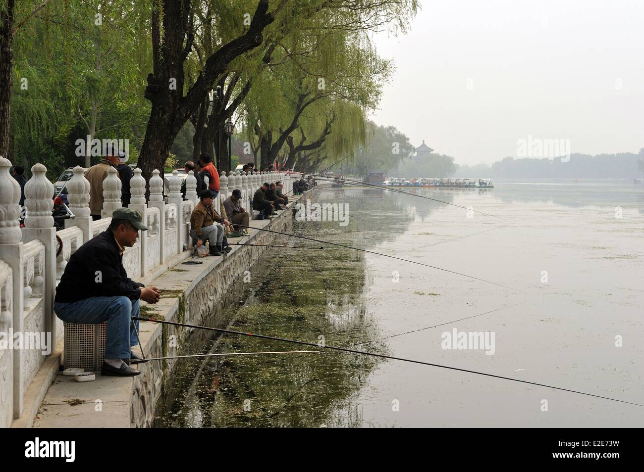 China, Beijing, Xicheng District, Park and lake Houhai Stock Photo - Alamy