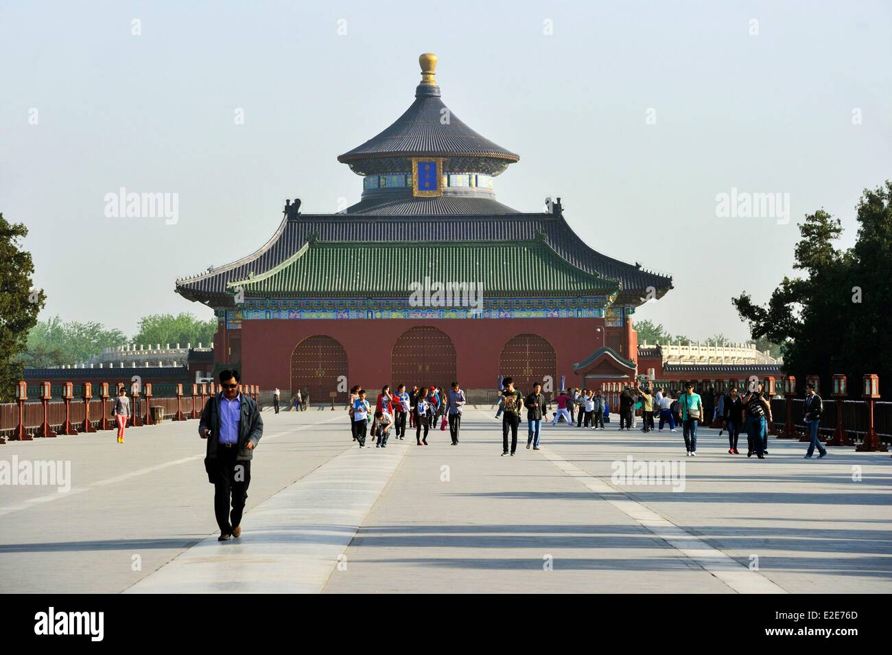 China, Beijing, Chongwen district, Temple of Heaven (Tian Tan) listed ...