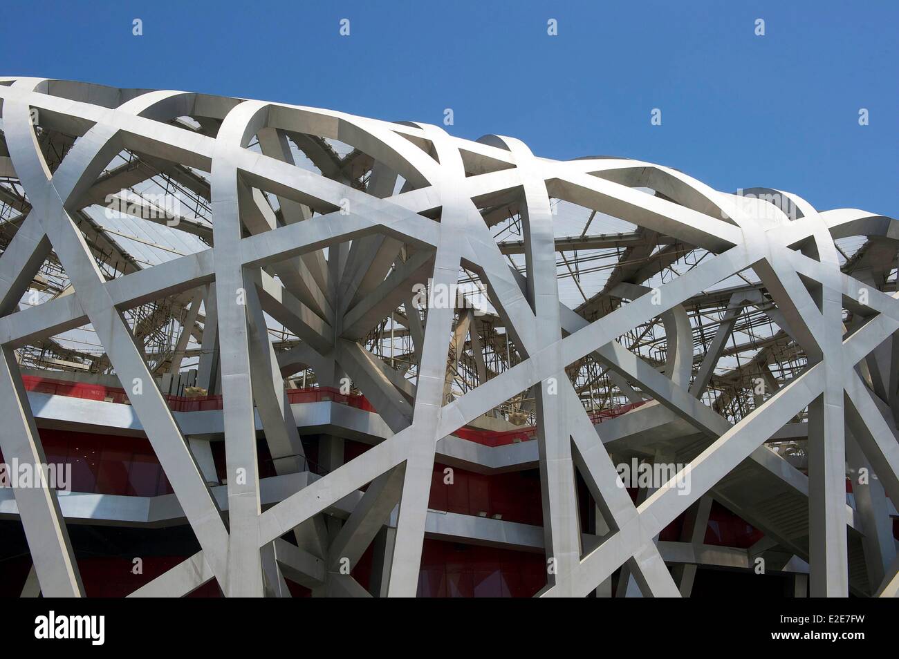 China, Beijing, Olympic Park, Beijing National Stadium, Bird Nest ...