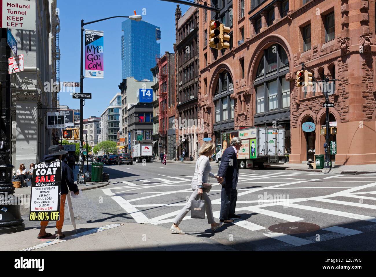 United States, New York, Manhattan, Soho, street scene Stock Photo - Alamy