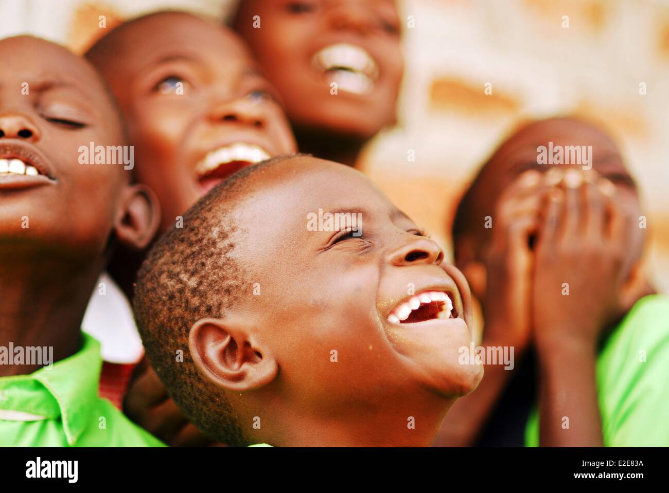 Black Children Laughing