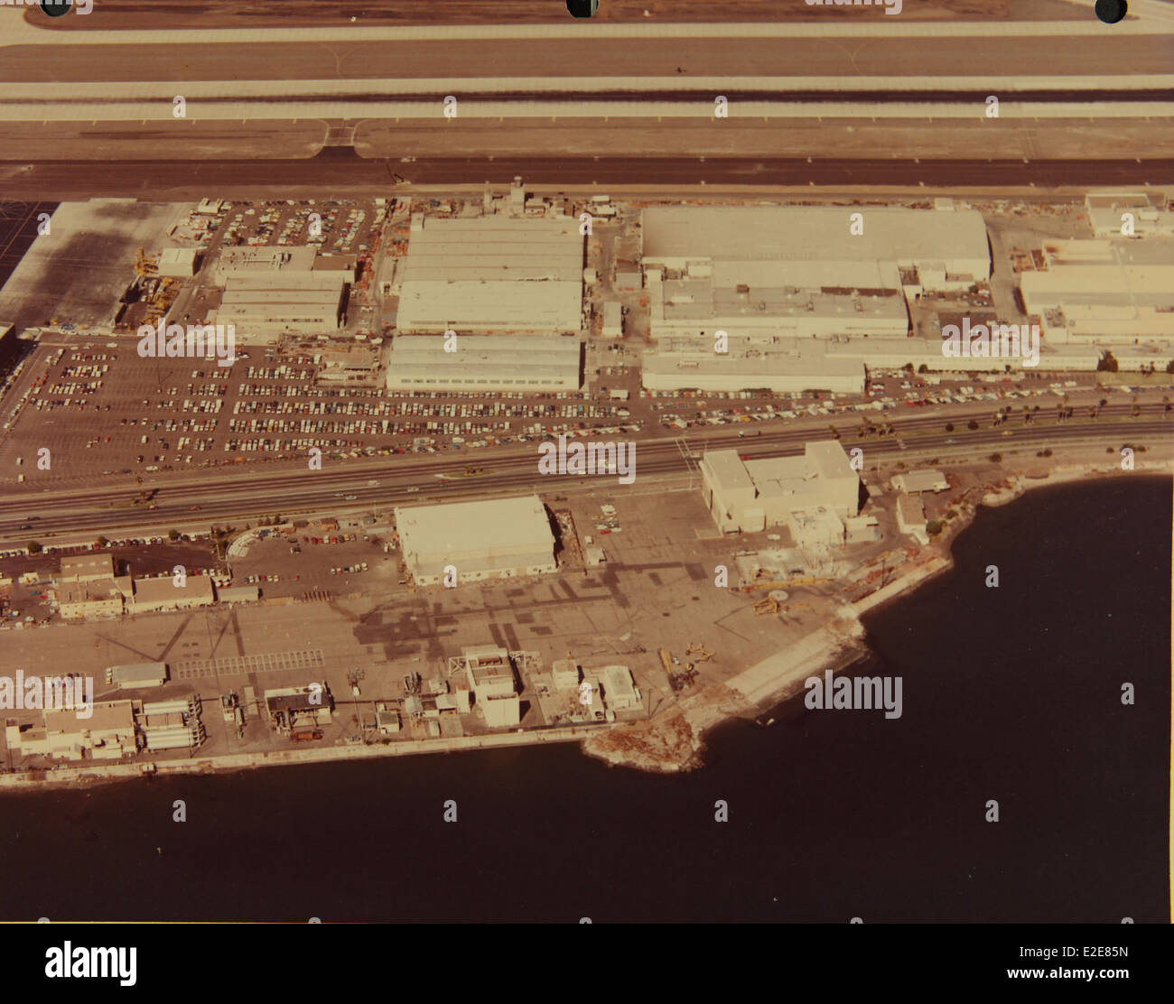 This photograph showcases the Convair and General Dynamics plant in San ...