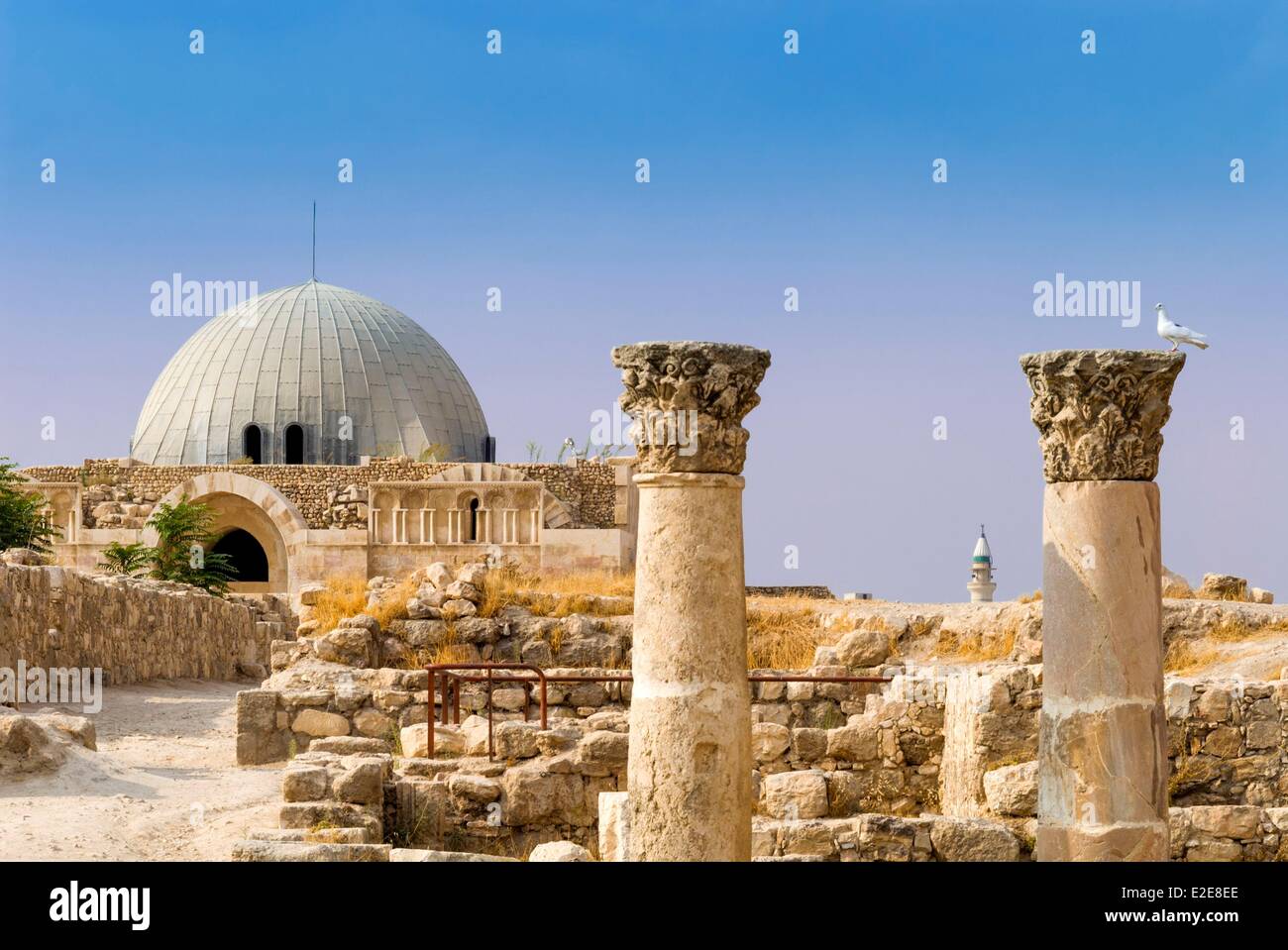 Jordan, Amman, The citadel Stock Photo - Alamy