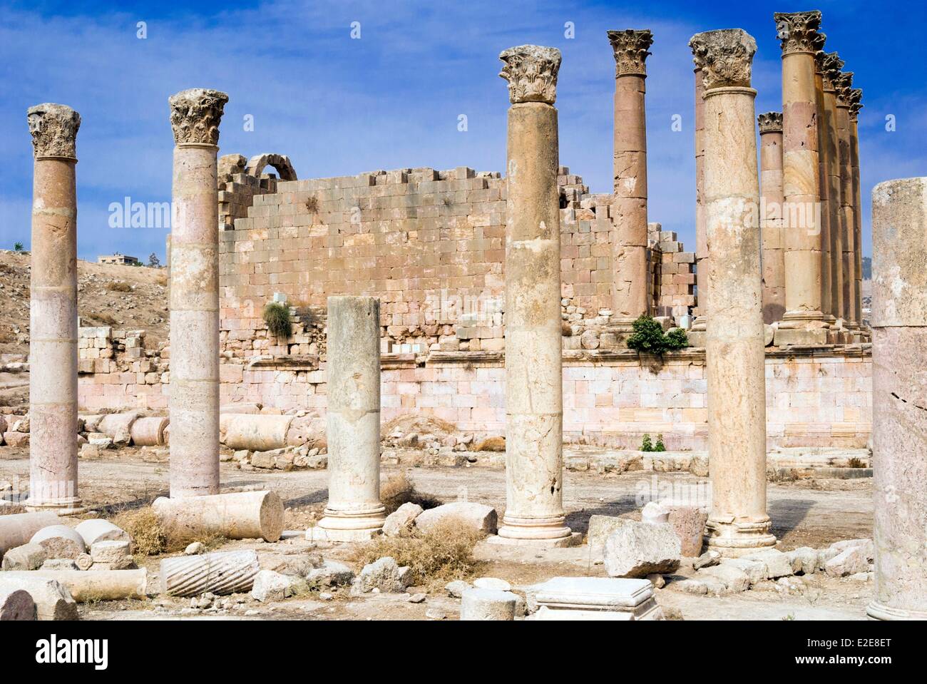 Jerash churches hi-res stock photography and images - Alamy