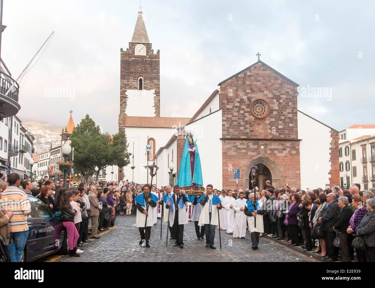 Portugal, Madeira island, Funchal, Good Friday procession Stock Photo ...