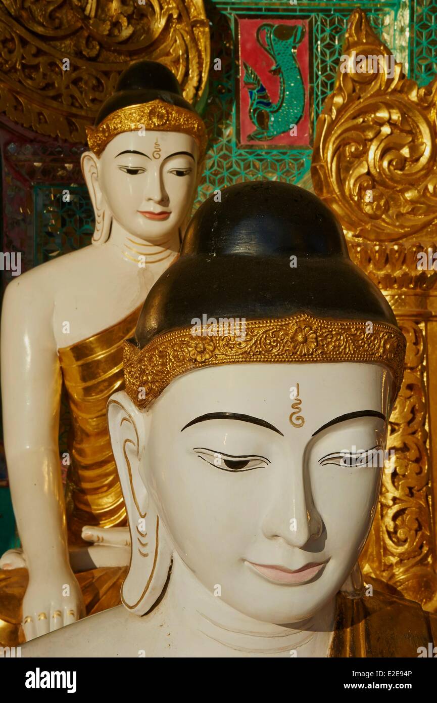 Myanmar (Burma), Yangon division, Yangon, Paya Shwedagon, temple ...