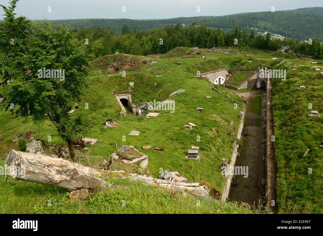 France Vosges Remiremont Parmont fort built between 1874 and 1876 after ...