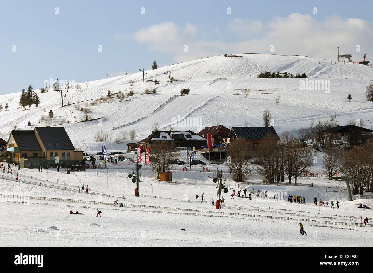 France, Haut Rhin, Hautes Vosges, Markstein, ski area Stock Photo - Alamy
