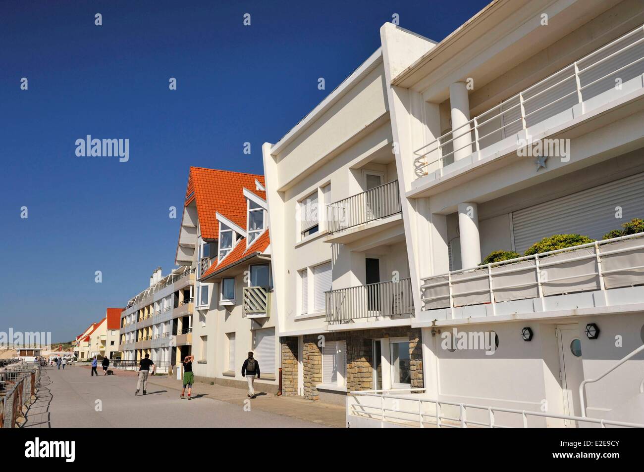 France, Pas de Calais, Wissant, seafront Stock Photo - Alamy