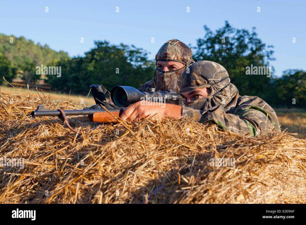 France, Lot, deer hunting Stock Photo - Alamy