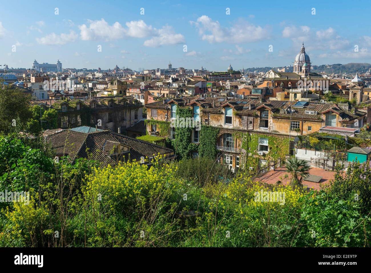 Italy, Lazio, Rome, panoramic view from the Pincio belvedere Stock ...