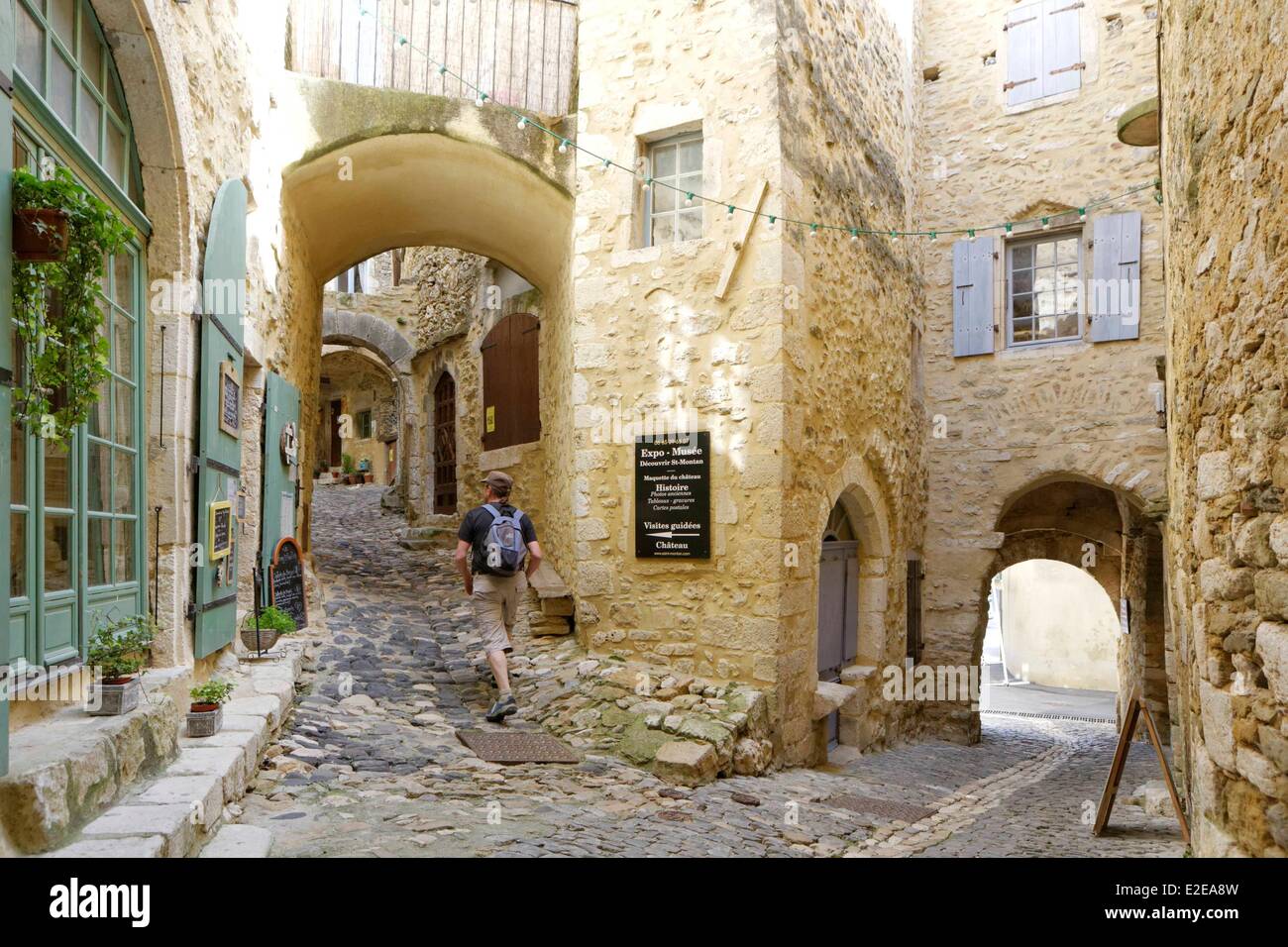 France, Ardeche, Saint Montan Stock Photo - Alamy