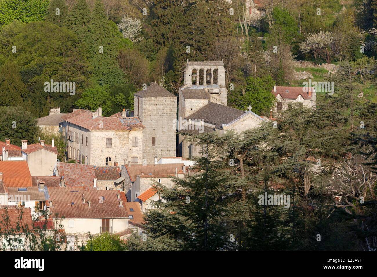 Village of genolhac gard france hi-res stock photography and images - Alamy