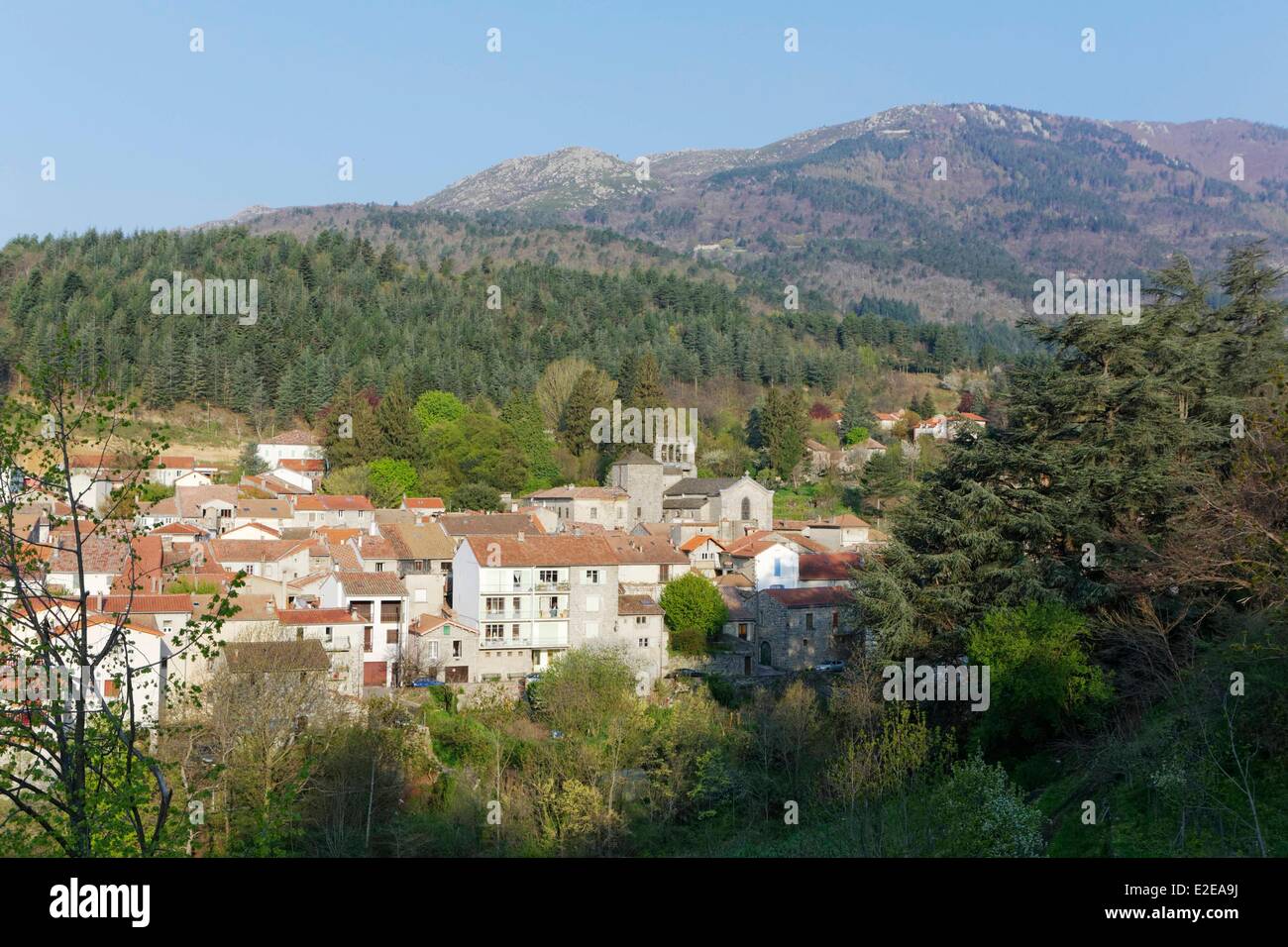 Village of genolhac gard france hi-res stock photography and images - Alamy