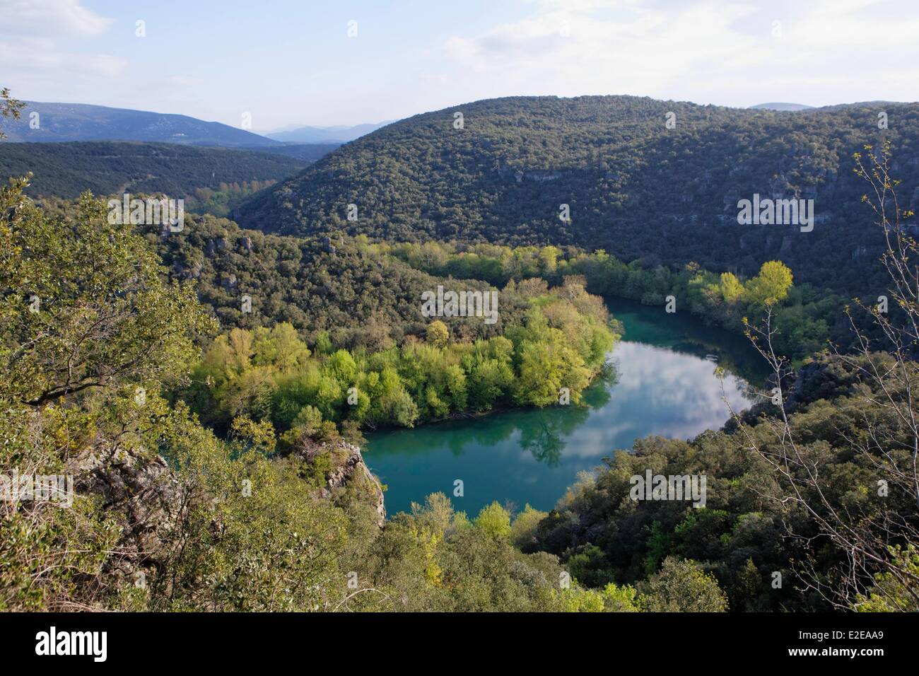 France, Herault, Gorges de l'Herault in the region Saint Martin de ...