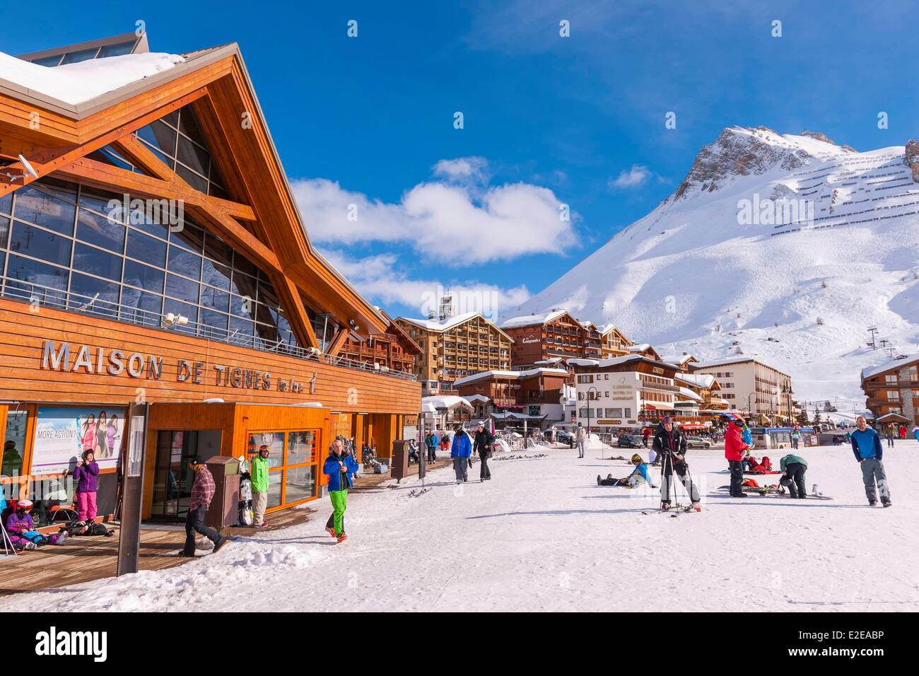France, Savoie, Vanoise massif, Tarentaise valley, Tignes, Tignes le ...