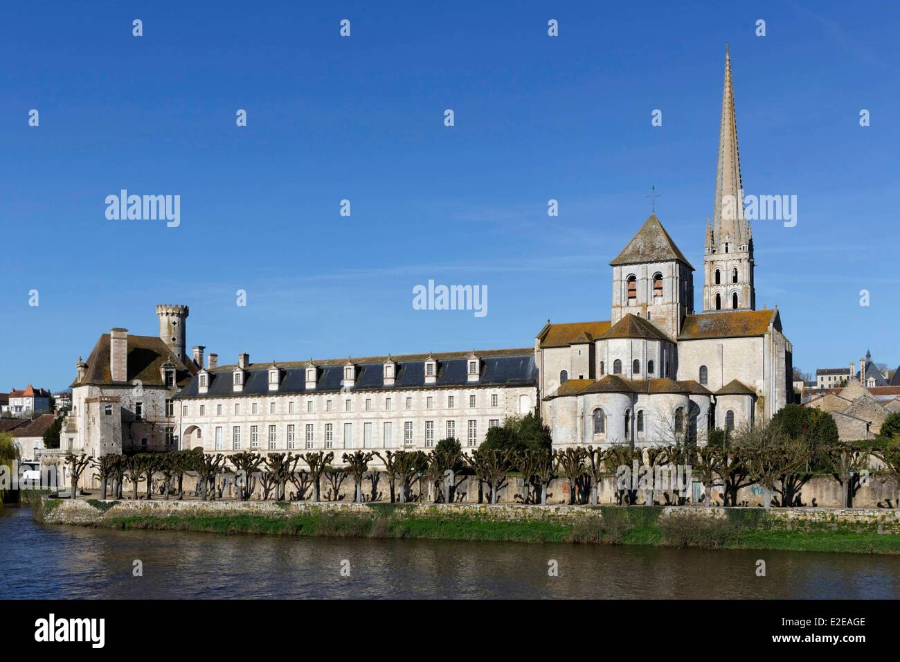 France, Vienne, Saint Savin, Saint Savin sur Gartempe abbey, frescoes ...