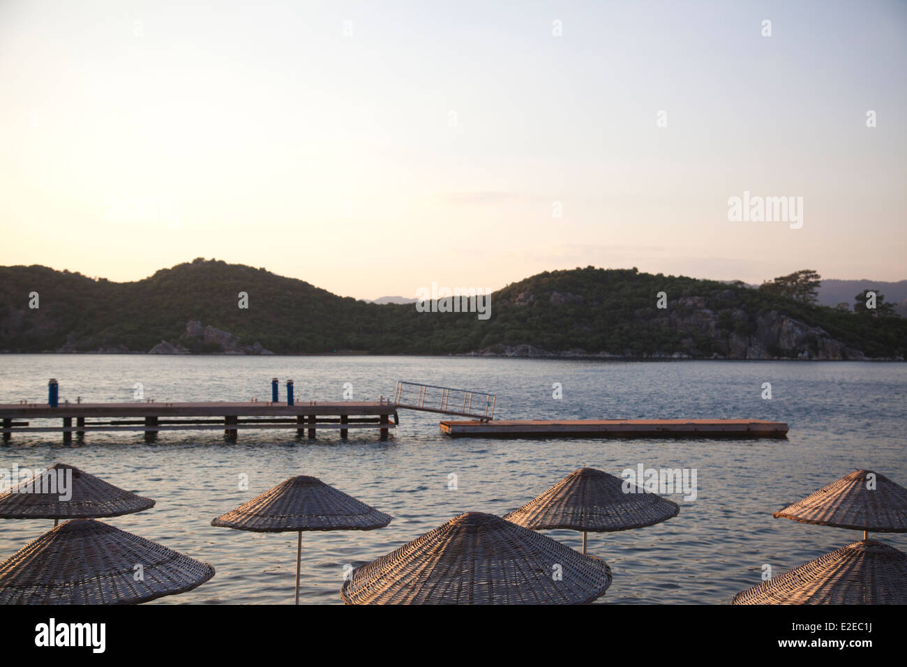 Adakoy island, Marmaris Bay, southern Turkey, holiday destination Stock ...