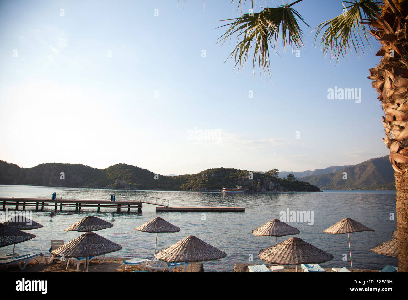 Adakoy island, Marmaris Bay, southern Turkey, holiday destination Stock ...