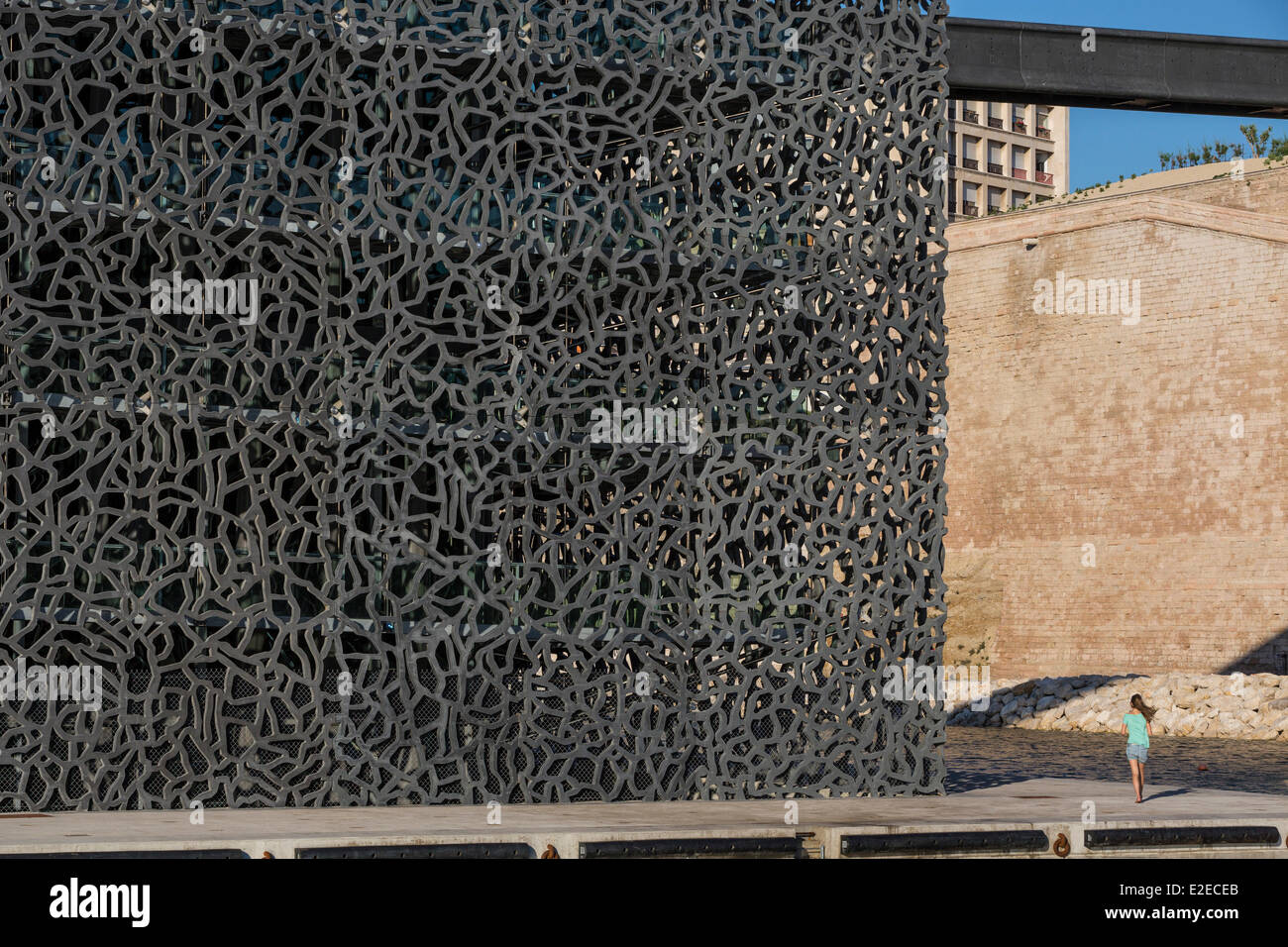 France Bouches du Rhone Marseille European Capital of Culture 2013 the pier J4 MuCEM (Museum of ...