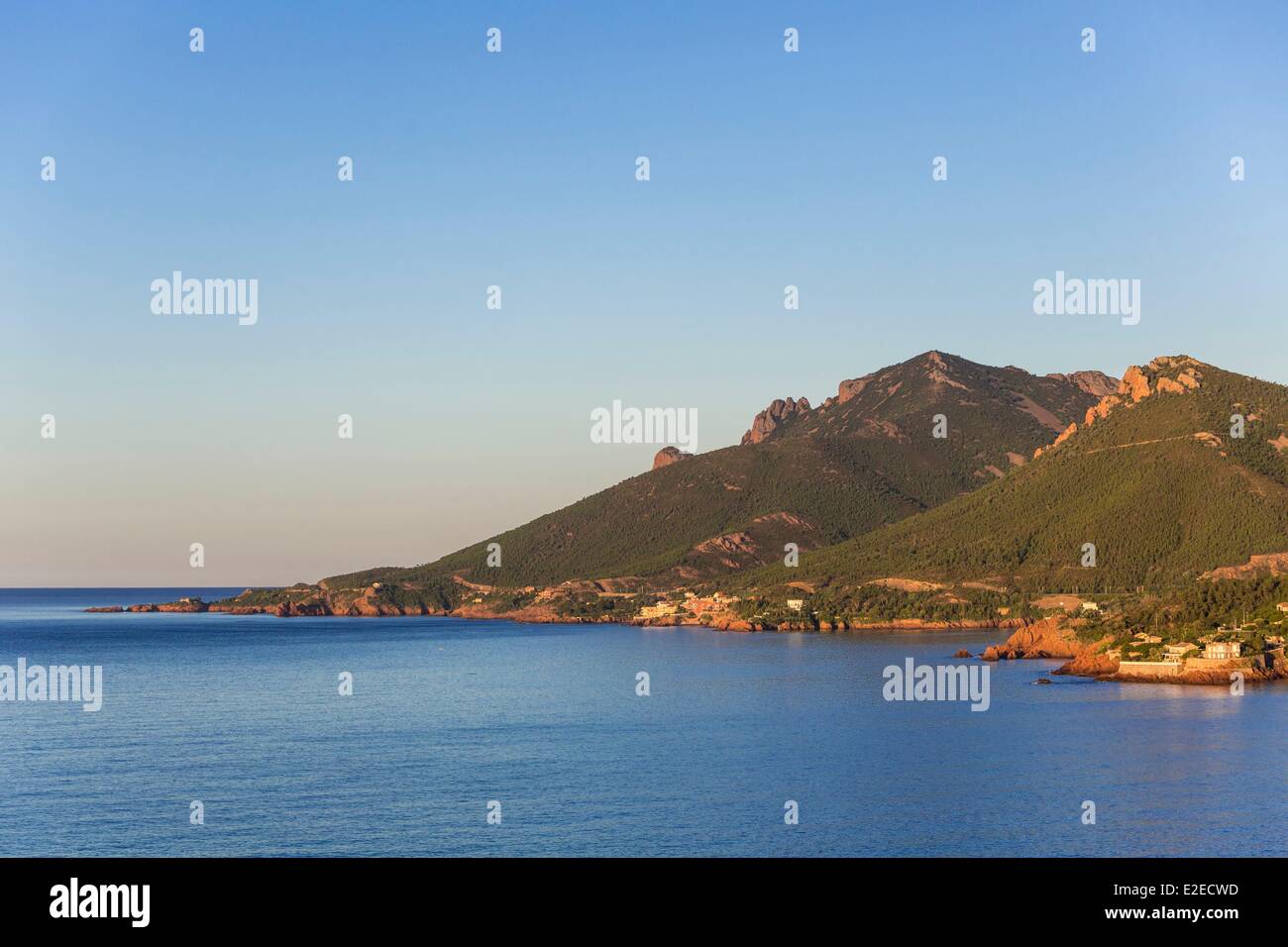 France Alpes Maritime Massif de l'Esterel Corniche d'Or (golden cornice ...