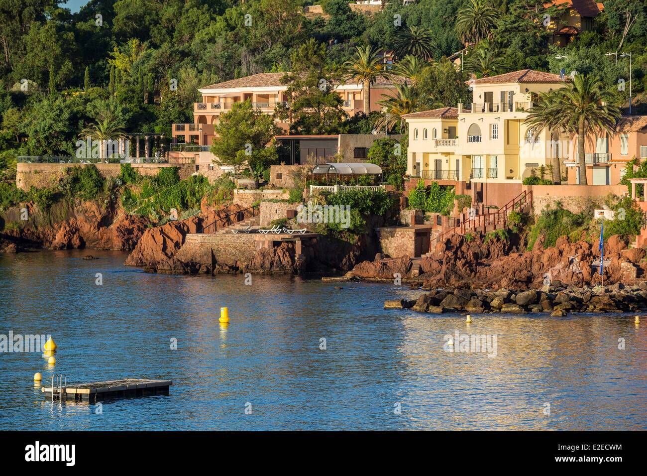 France, Alpes Maritime, Massif de l'Esterel, Corniche d'Or (golden ...