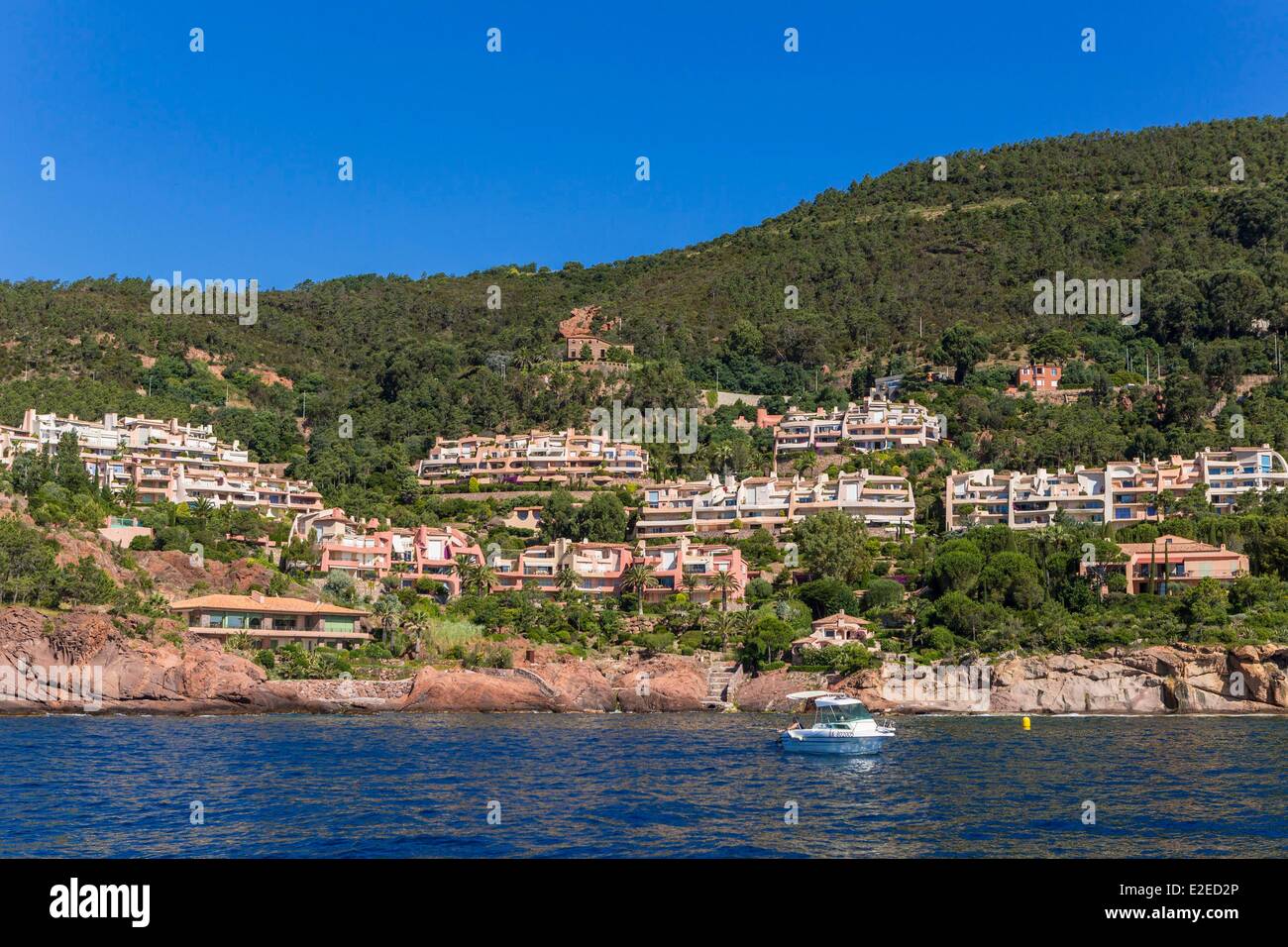 France Alpes Maritime Massif de l'Esterel Corniche d'Or (golden cornice ...