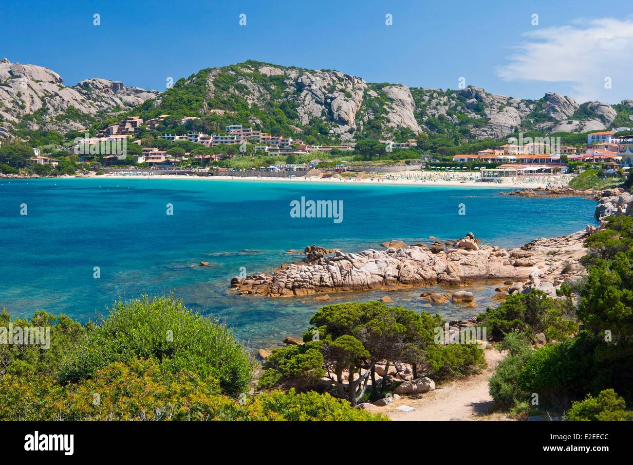 Italy, Sardinia, Province of Olbia-Tempio, the Emerald Coast (Costa ...