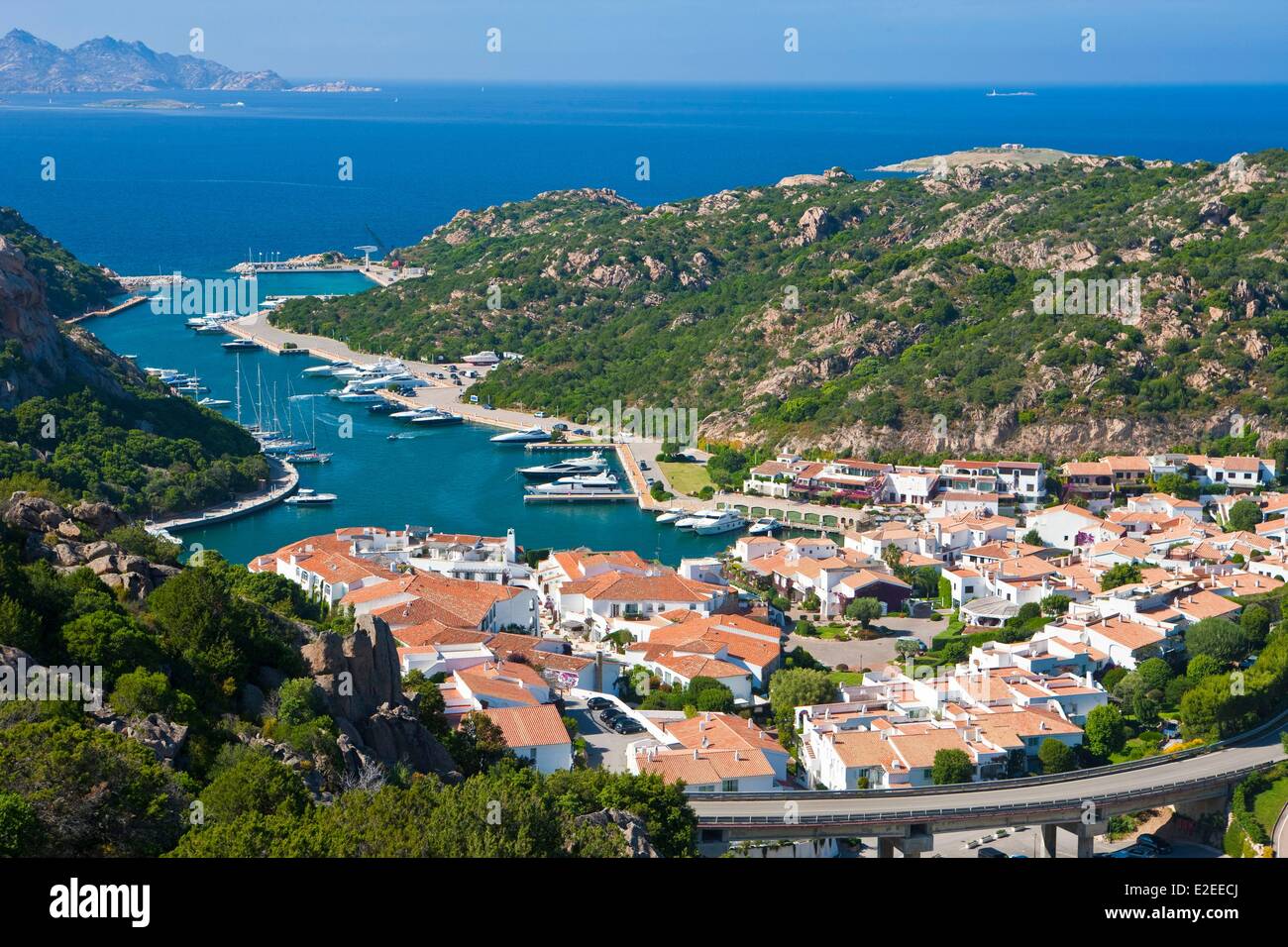 Italy, Sardinia, Province of Olbia-Tempio, the Emerald Coast (Costa ...