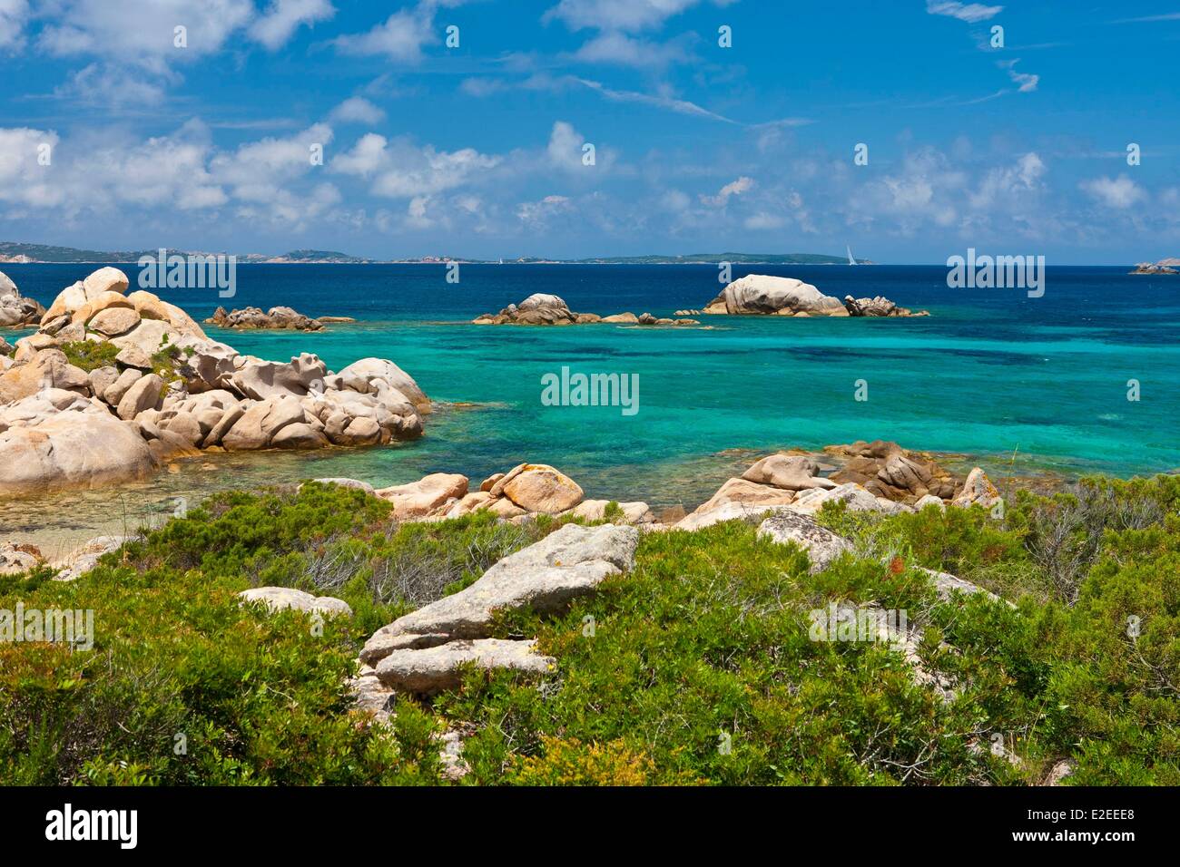 Italy Sardinia International Marine Park Corso-Sardinian National Park ...