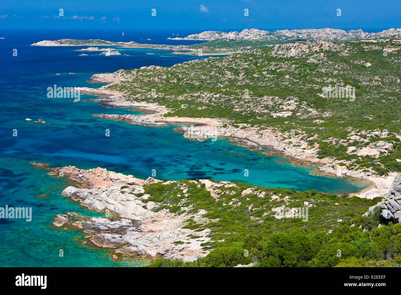 Italy, Sardinia, International Marine Park Corso-Sardinian National ...