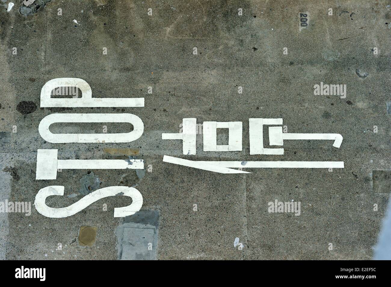 China, Hong Kong, Central District, stop sign Stock Photo - Alamy