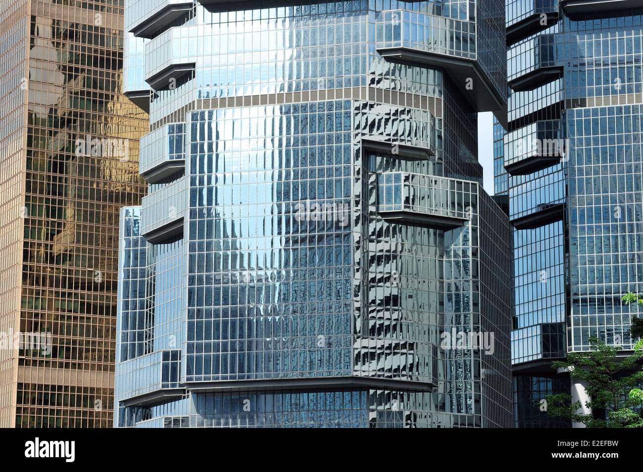China, Hong Kong, Central District, Lippo Center by the American ...