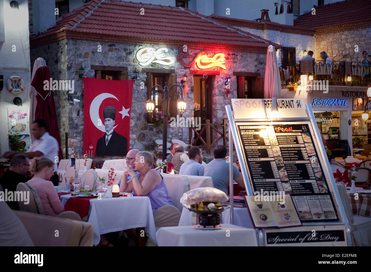Restaurant marmaris harbour hi-res stock photography and images - Alamy