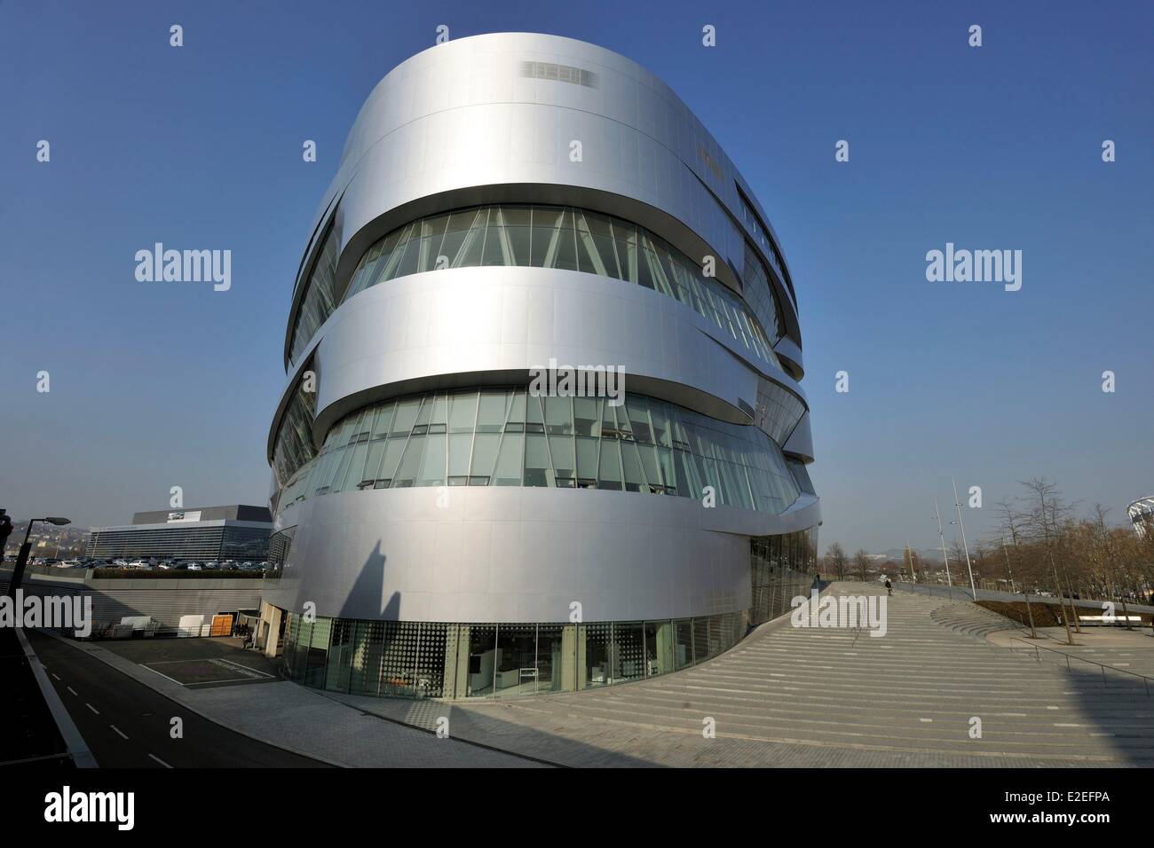 Mercedes benz museum bad cannstatt stuttgart hi-res stock photography ...