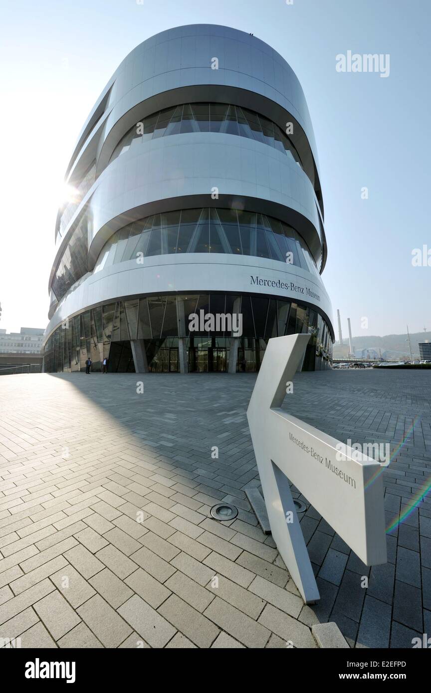 Mercedes benz museum bad cannstatt stuttgart hi-res stock photography ...
