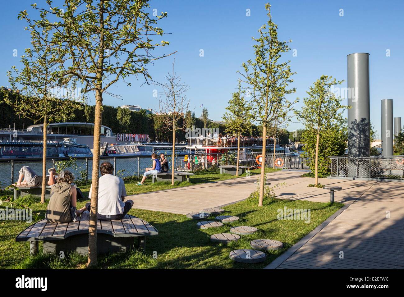 France Paris the banks of the Seine listed as World Heritage by UNESCO ...