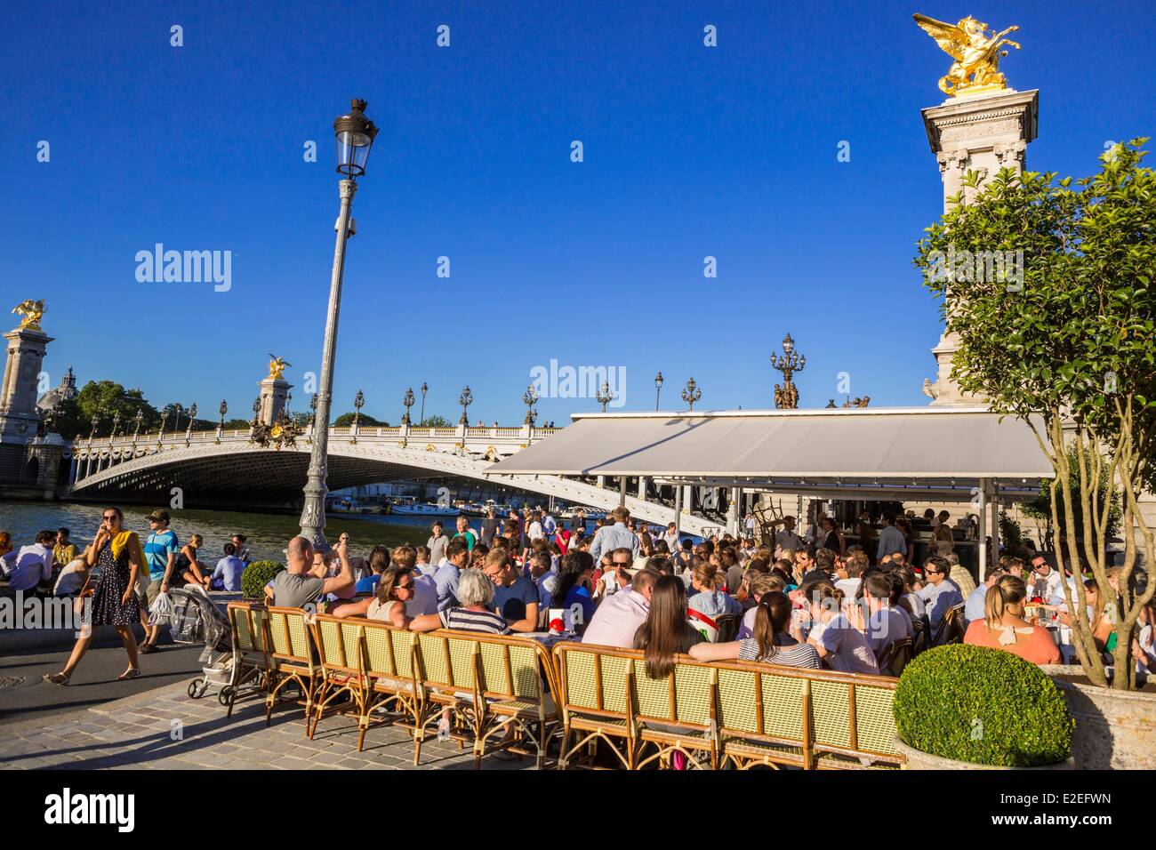 France, Paris, the banks of the Seine listed as World Heritage by ...