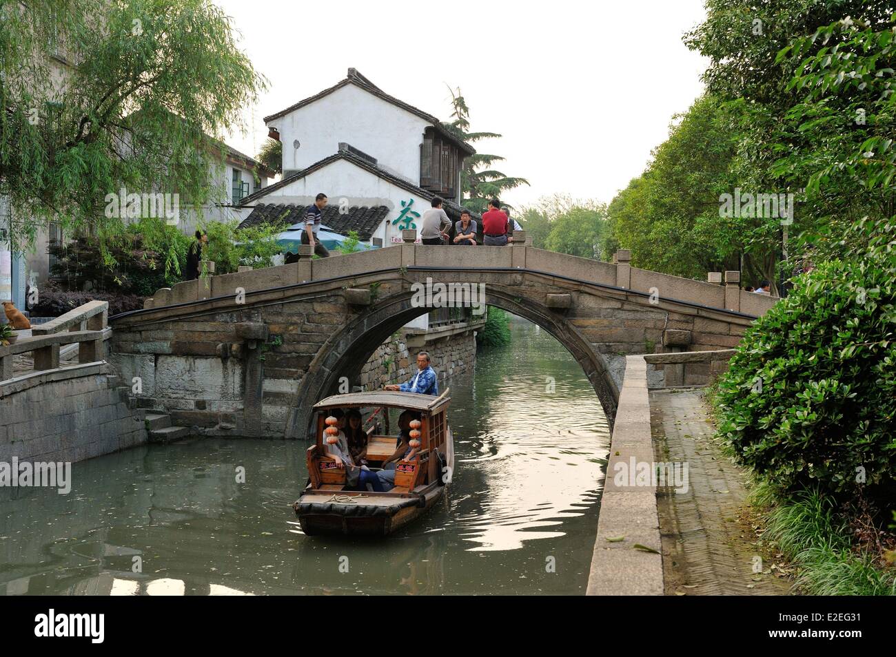 China, Jiangsu province, Suzhou, Pingjiang Lu street district listed as ...