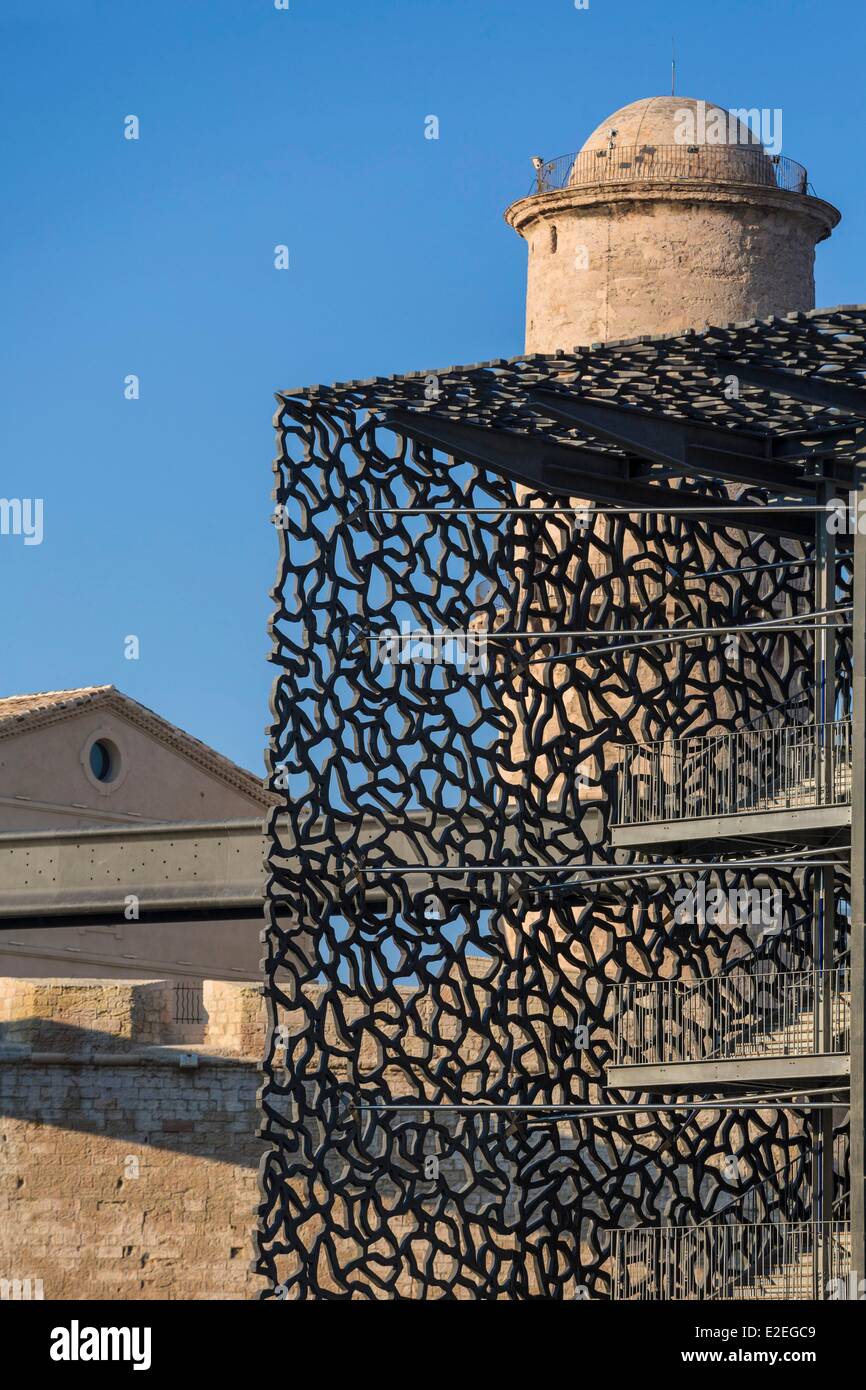 France Bouches du Rhone Marseille European Capital of Culture 2013 on the pier J4 MuCEM (Museum ...