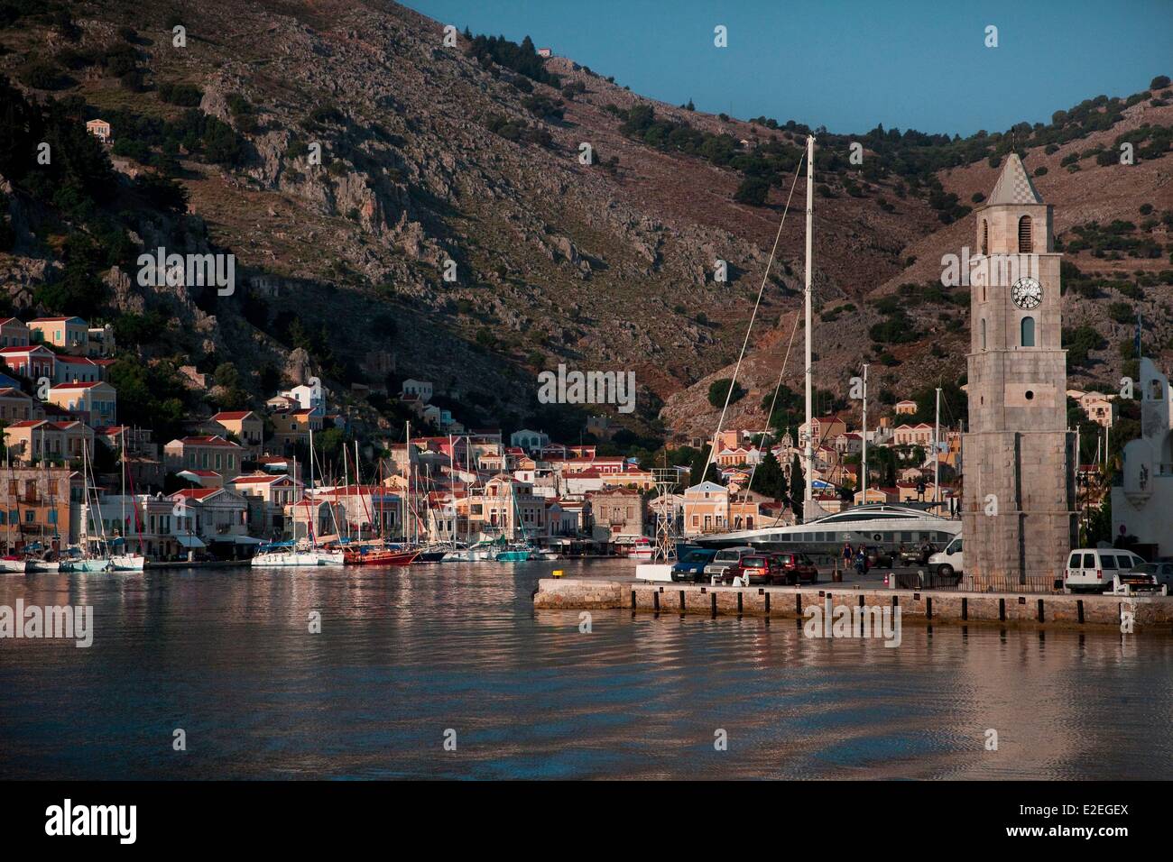 Greece, Dodecanese, Simi island, Harbour Stock Photo - Alamy