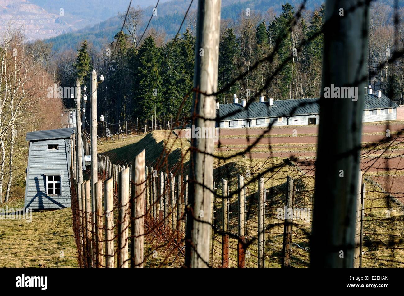 France, Bas Rhin, Natzwiller, Struthof concentration camp, memorial ...