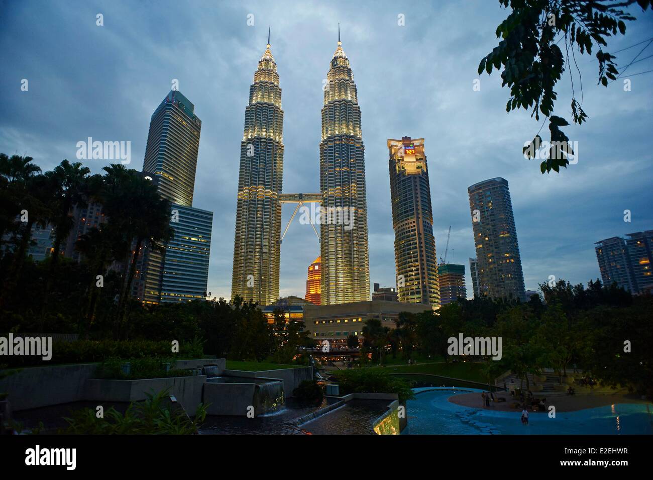 Malaysia, Selangor state, Kuala Lumpur, KLCC (Kuala Lumpur City Center ...