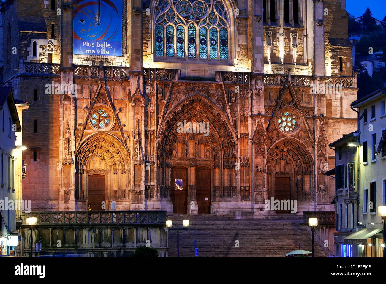 France, Isere, Vienne, Saint Maurice Cathedral (12th and 13th century ...