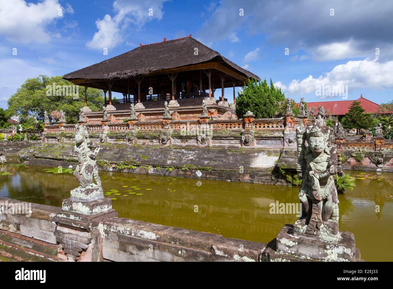 Indonesia, Bali, Klungkung or Semarapura, floating Pavilion Bale ...