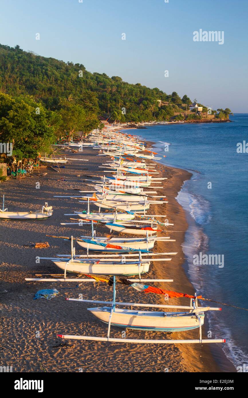 Indonesia bali amed lean beach hi-res stock photography and images - Alamy
